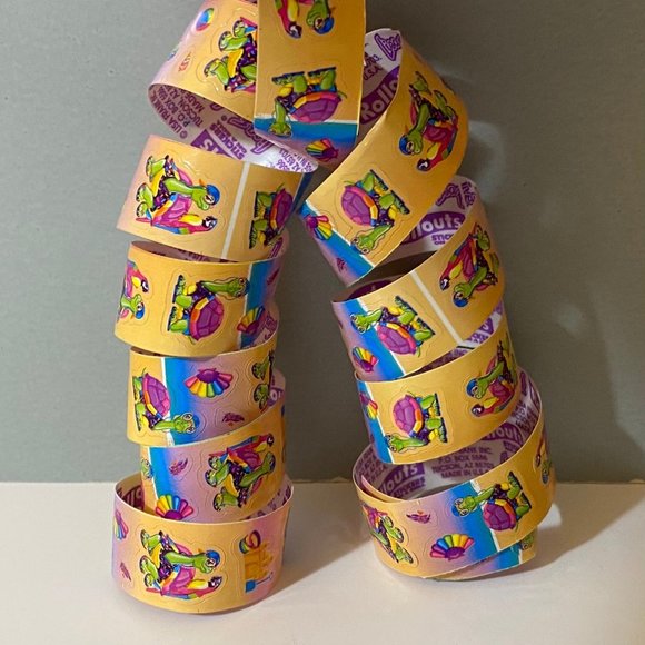 Lisa Frank | Other | Vintage Lisa Frank Beach Turtle Parrot Rollout ...